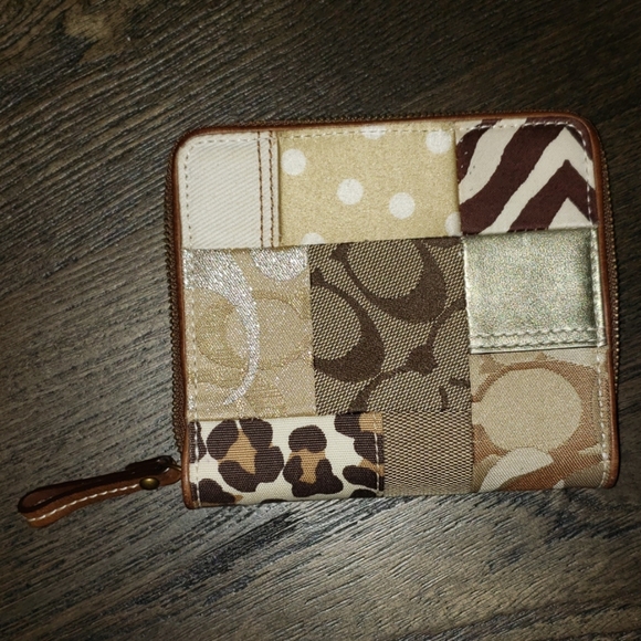 Coach | Bags | Coach Patchwork Wallet Photos Only | Poshmark